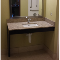 Beautiful, Custom Vanity Bases & Aprons for Hotel Bathrooms
